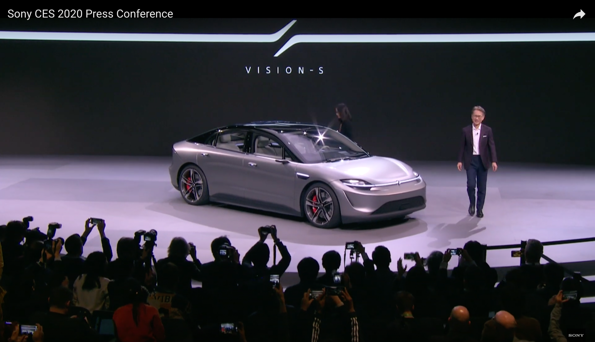Sony apresenta carro-conceito elétrico com 33 sensores - Exata News